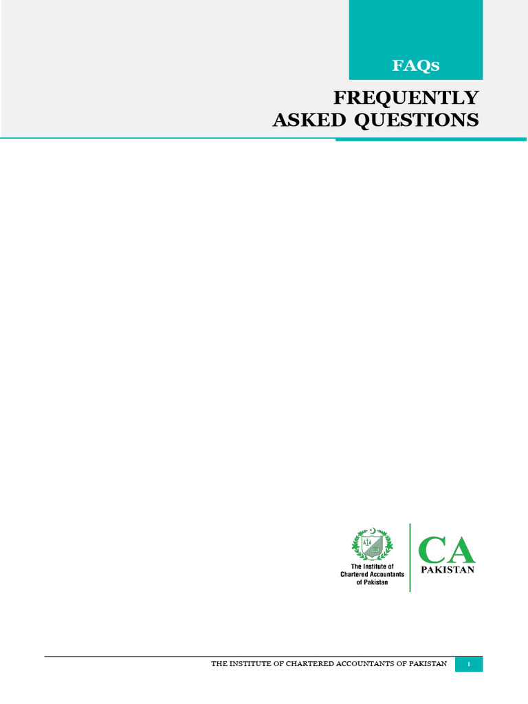 ICAP FAQs: Registration and Requirements | PDF | Accounting | Academic ...