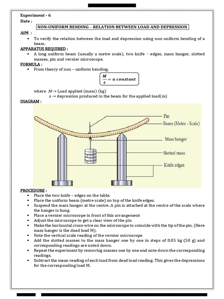 Physics Practical - Last 3 Exp. | PDF | Surface Tension | Bending