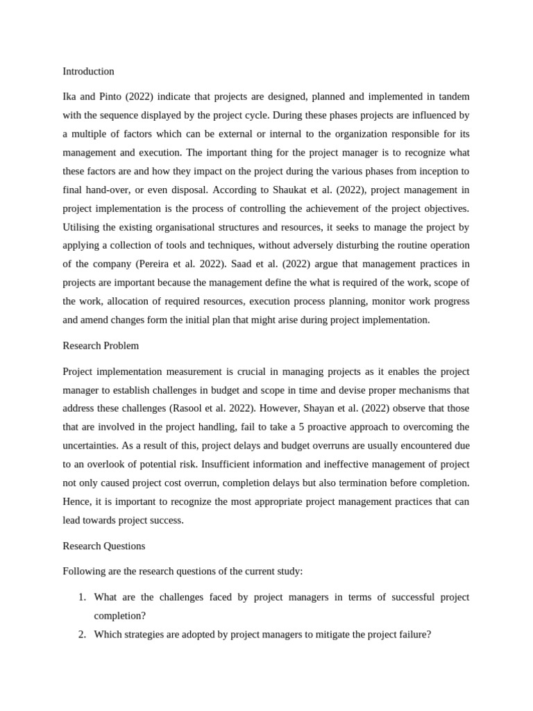 Research Proposal - Project | PDF | Project Management | Data