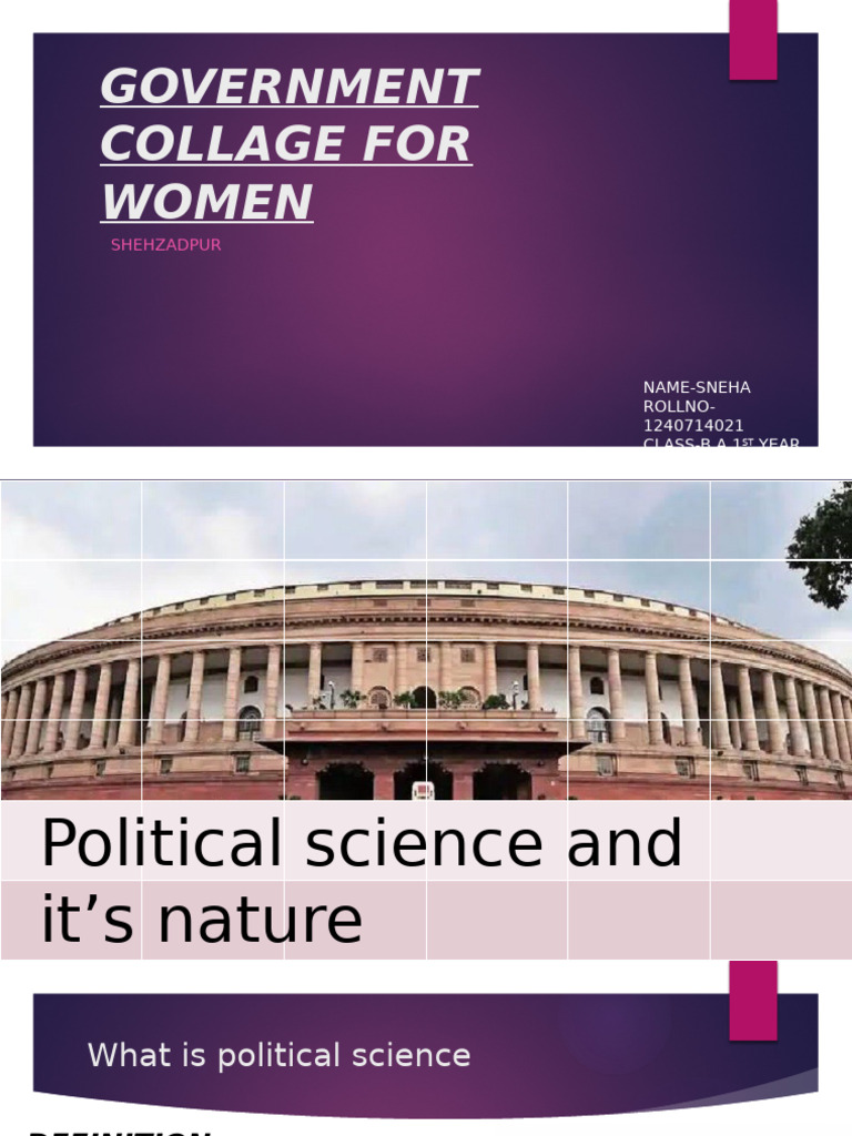 Government Collage For Women | PDF | Political Science | Science
