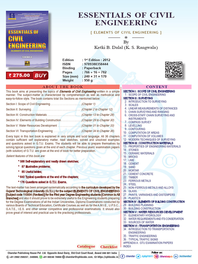 Essentials of Civil Engg | PDF | Concrete | Surveying