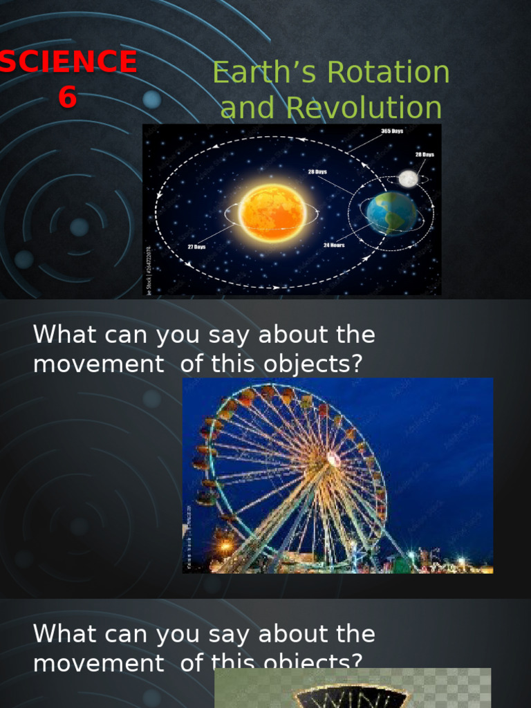 Rotation and Revolution | PDF | Rotation | Apsis