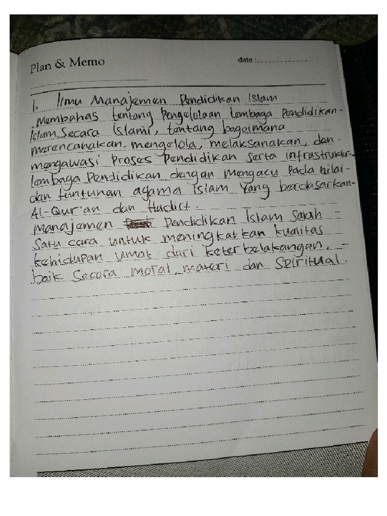 Ilmu Manajemen Pendidikan Islam (ROSID) | PDF