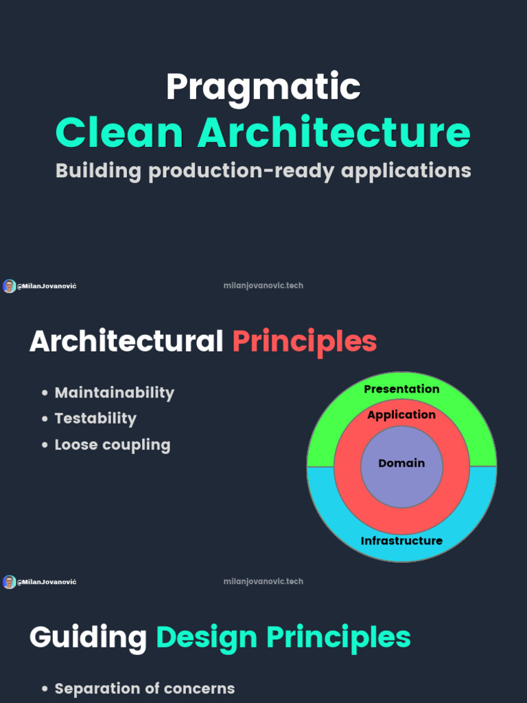 Pragmatic Clean Architecture | PDF | Software Design | Software Architecture