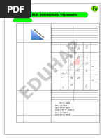 Class 10 Trigonometry Formula Sheet | PDF