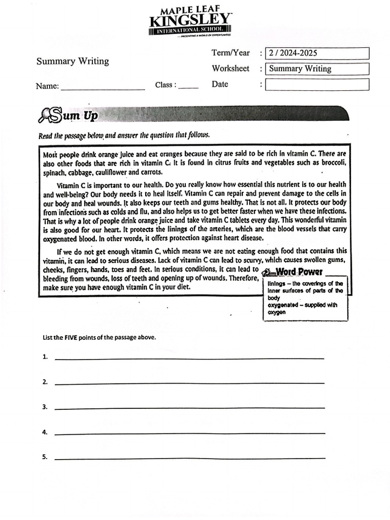 Summary Writing | PDF