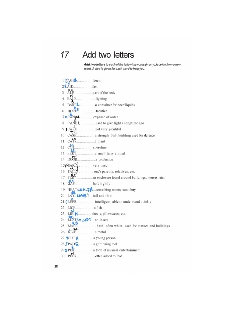Add Two Letters | PDF
