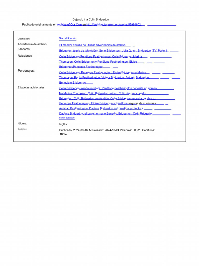 Letting Go of Colin (1) | PDF | Amor | Verdad