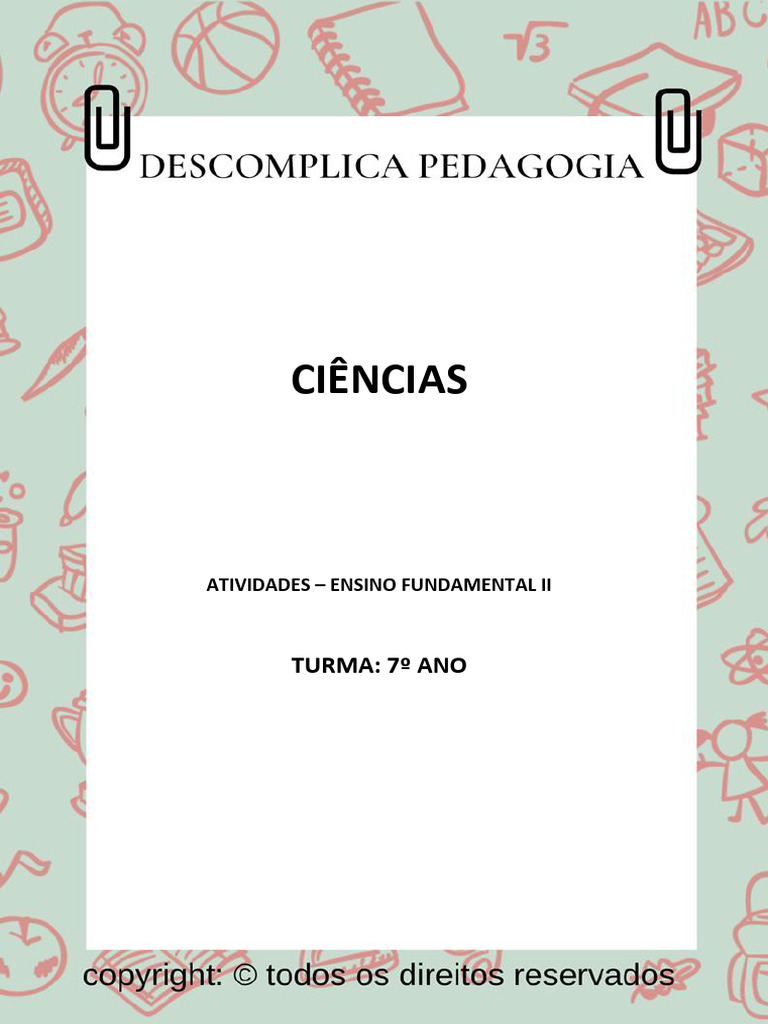 Atividades sobre Vírus para 7º Ano | PDF | Vírus | HIV/AIDS