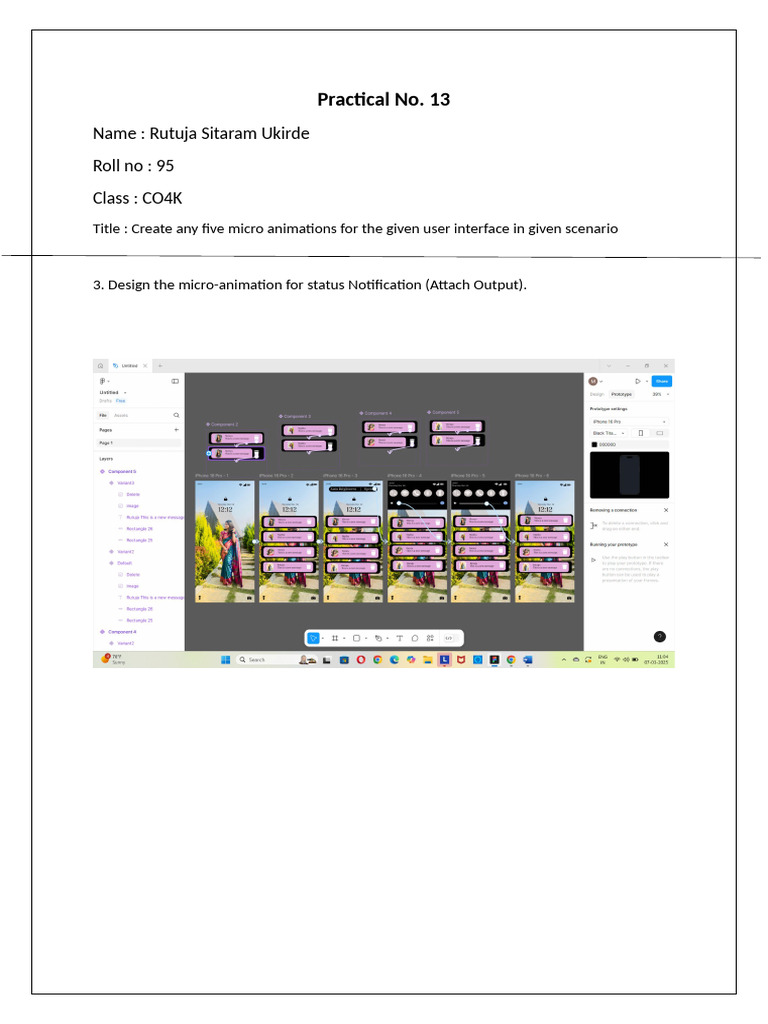 figma practical 13 | PDF