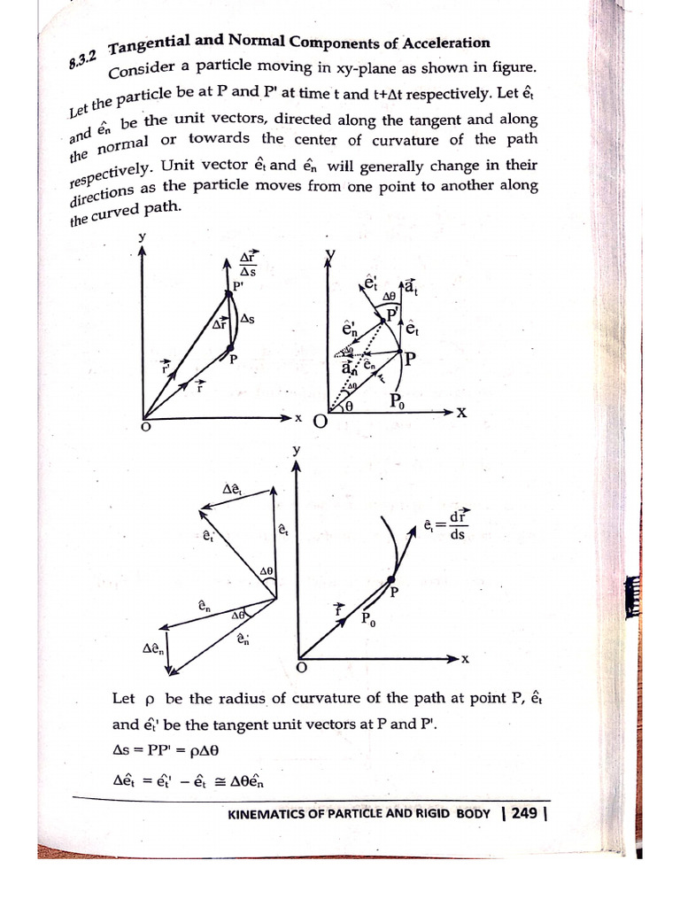 Tangential, Normal Radial and Transverse | PDF