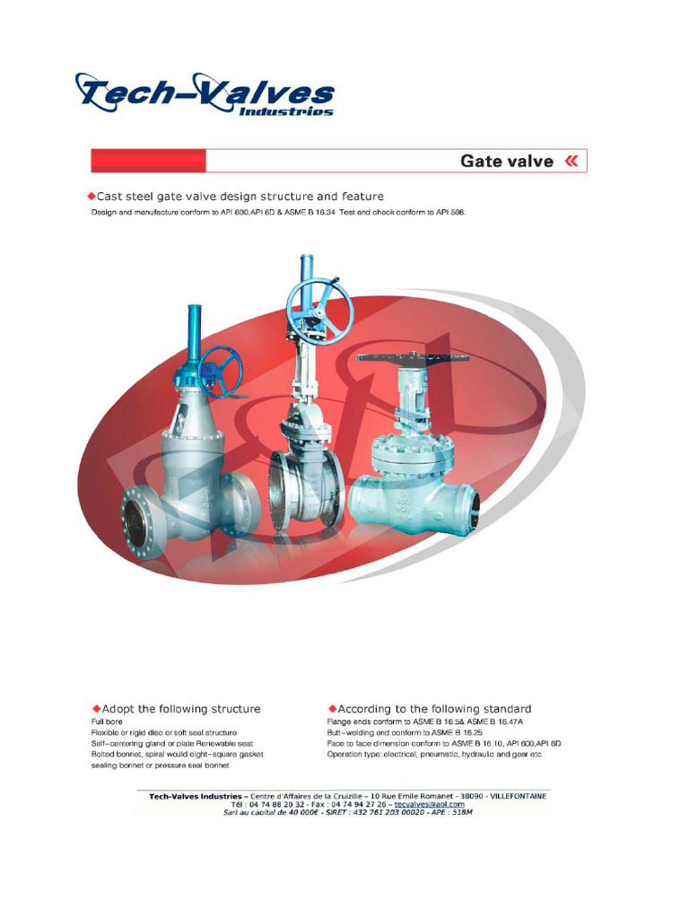 Gate Valve | PDF