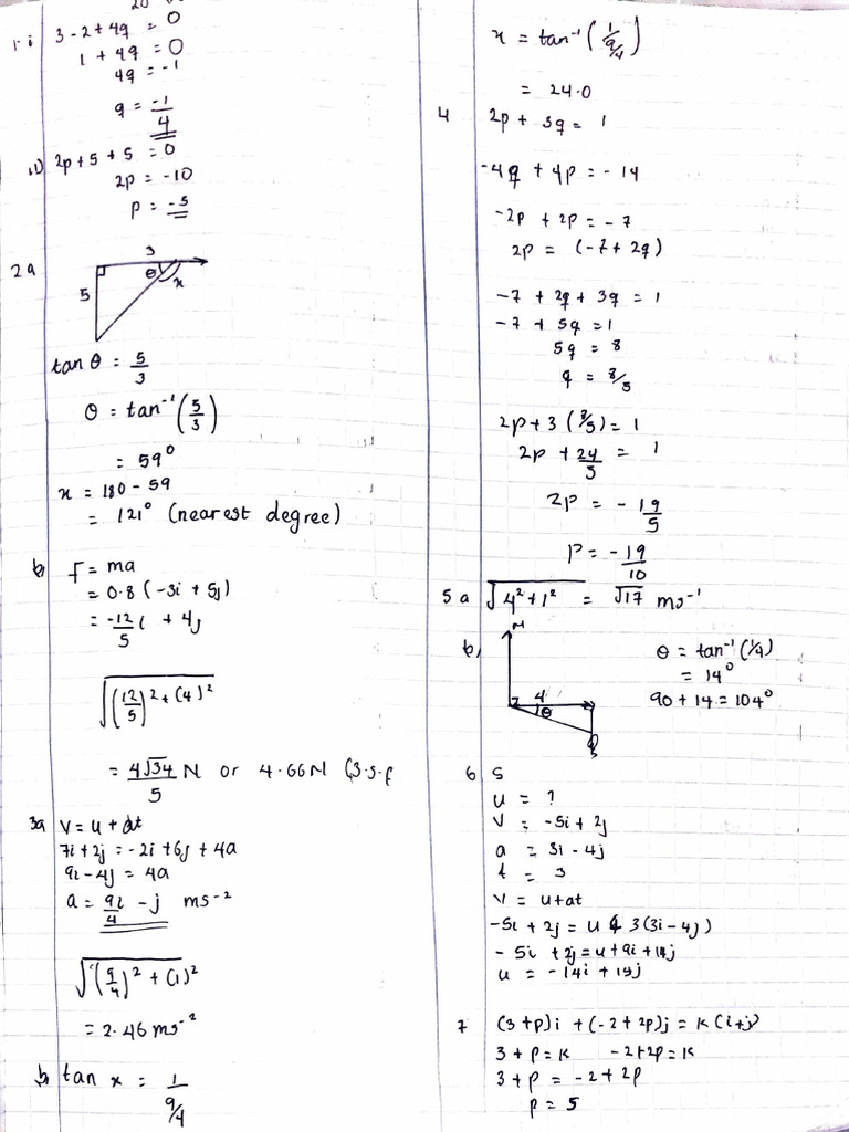 2D Vector Solution | PDF