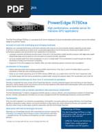 Poweredge r470 Spec Sheet | PDF | Data Center | Scalability
