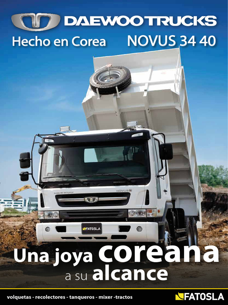 Ficha Técnica DAEWOO-NOVUS-34-40-red | PDF | Eje | Vehículo de motor