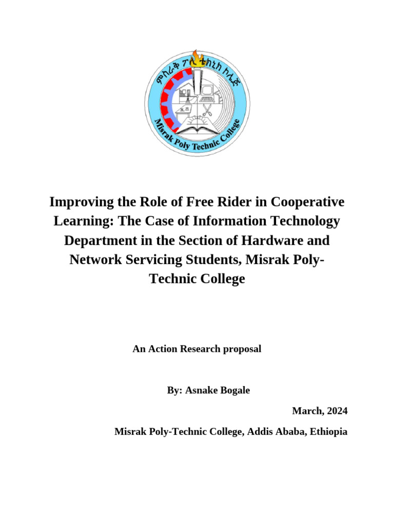 Cooperative Learning Proposal | PDF | Learning | Cognition