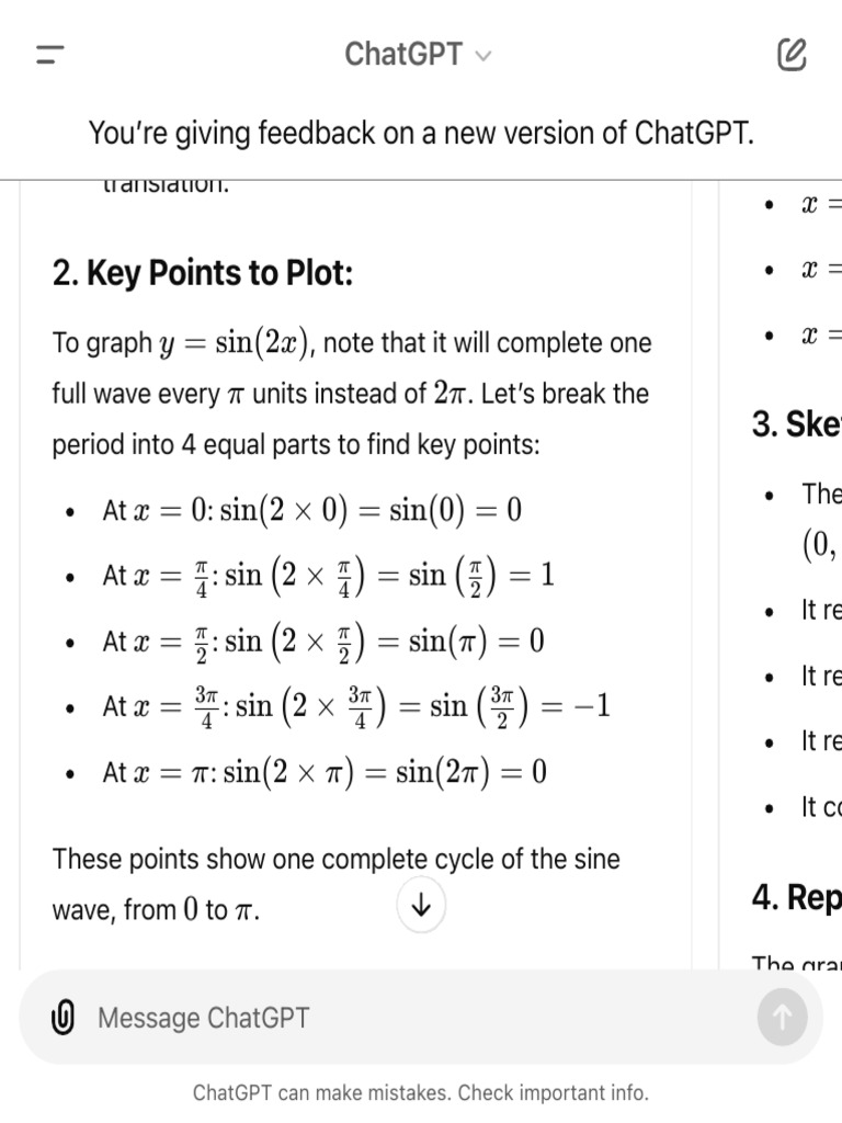 Graphing the Sine Wave Function | PDF
