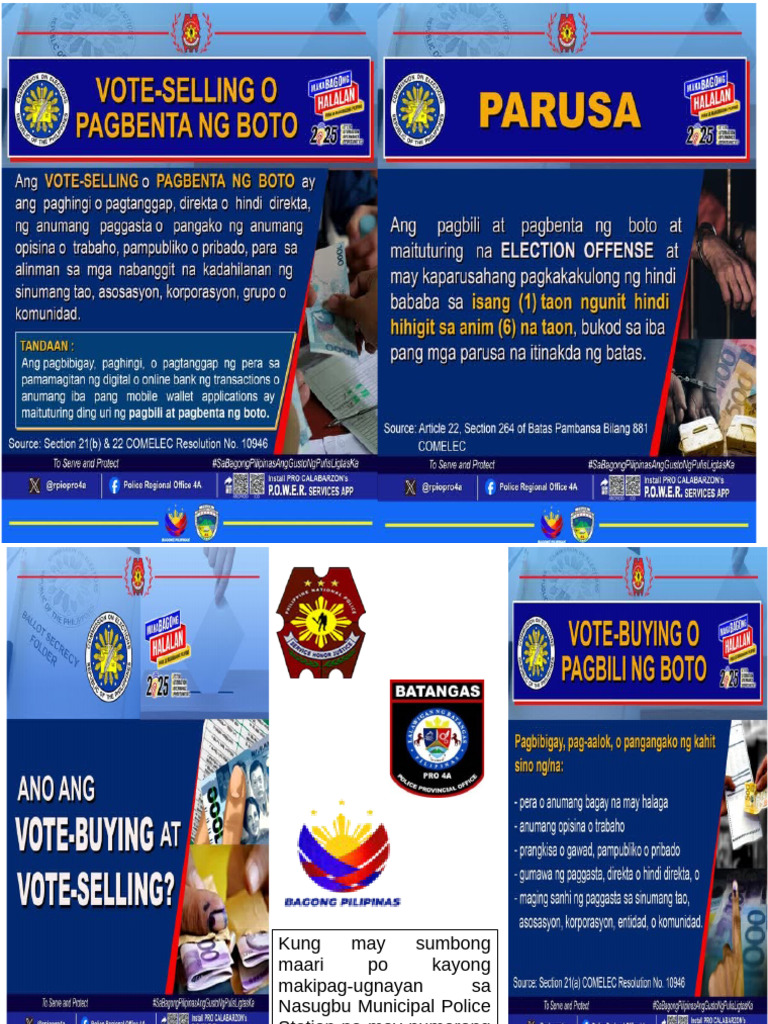 Vote Buying and Vote Selling Leaflets | PDF