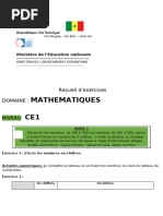 Exercices de Math 5ème À Imprimer Avec Correction - Format PDF | PDF ...