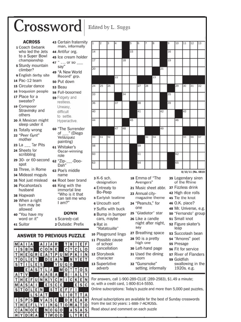Basic Crossword | PDF