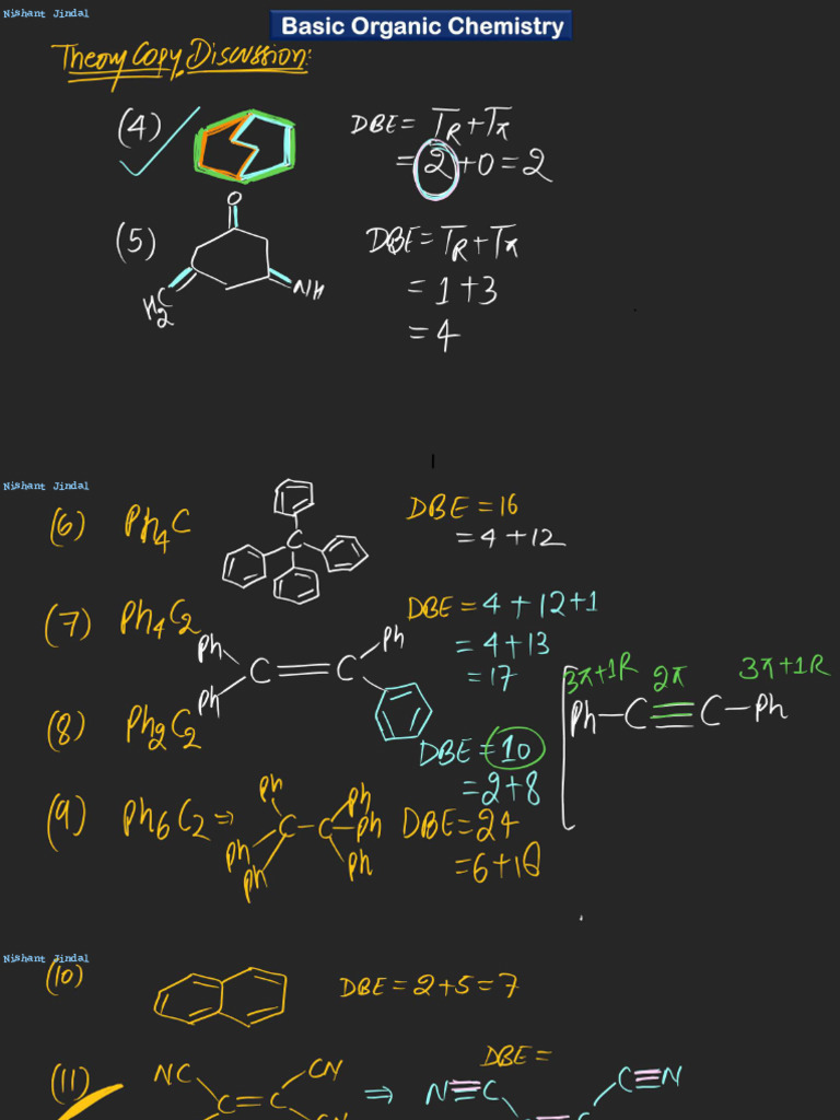 Basic Organic Chemistry L-06 (Class Notes) NJ - 247 | PDF