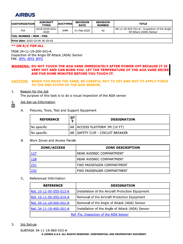 BLC AOA Probe INSP | PDF