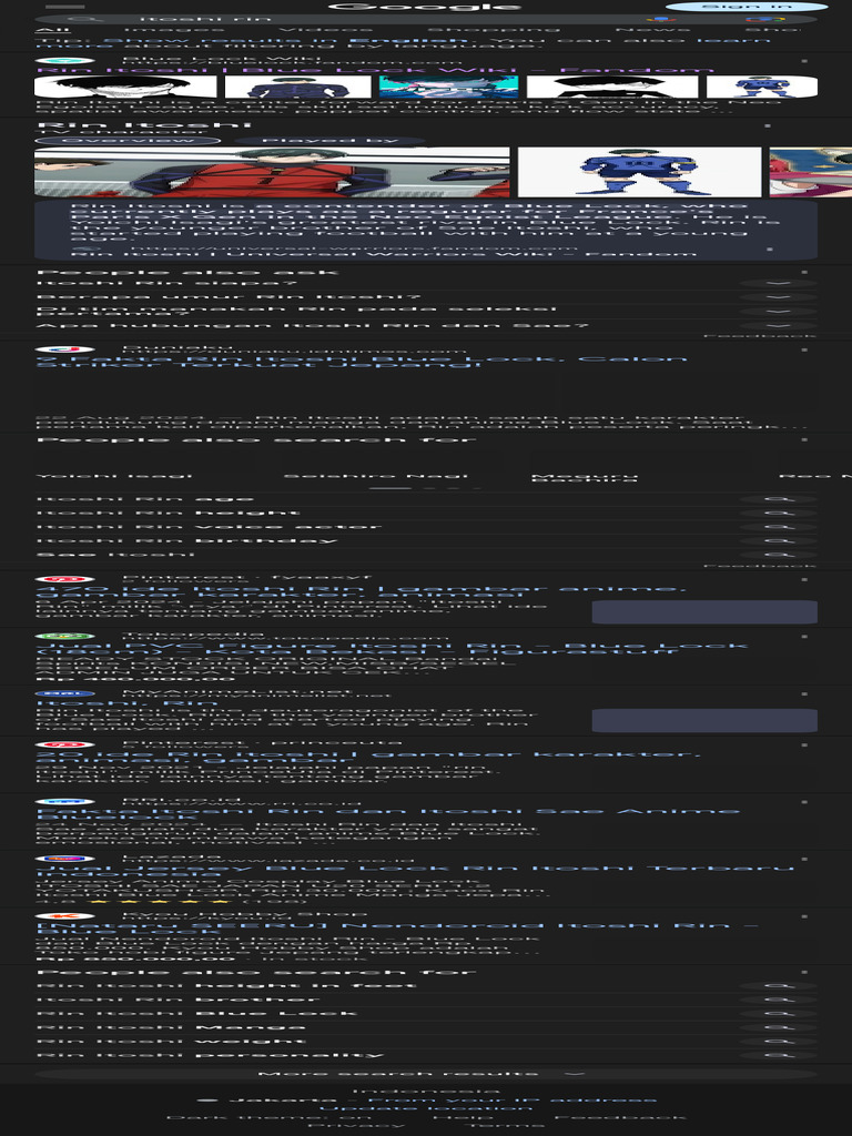 Itoshi Rin - Google Search | PDF