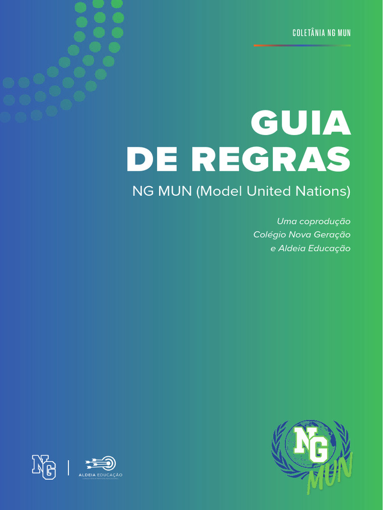 Guia de Regras Do NG MUN | PDF | Nações Unidas | Relações Internacionais