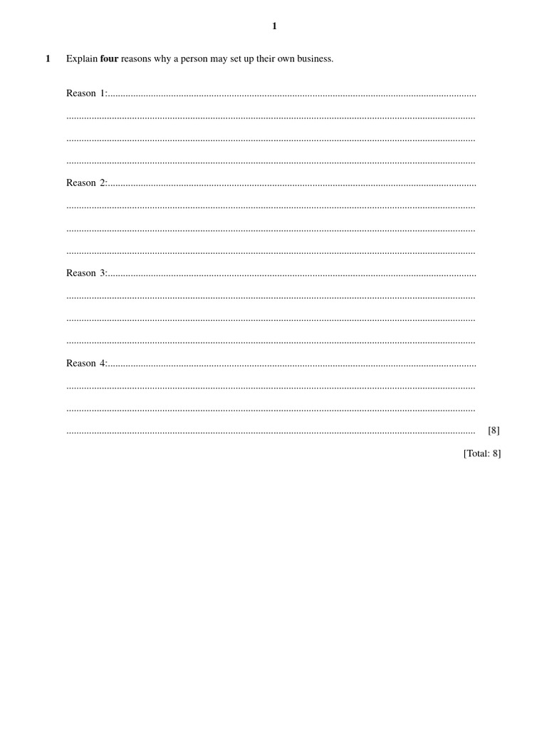 1.3 Enterprise, business growth and size Test B | PDF ...