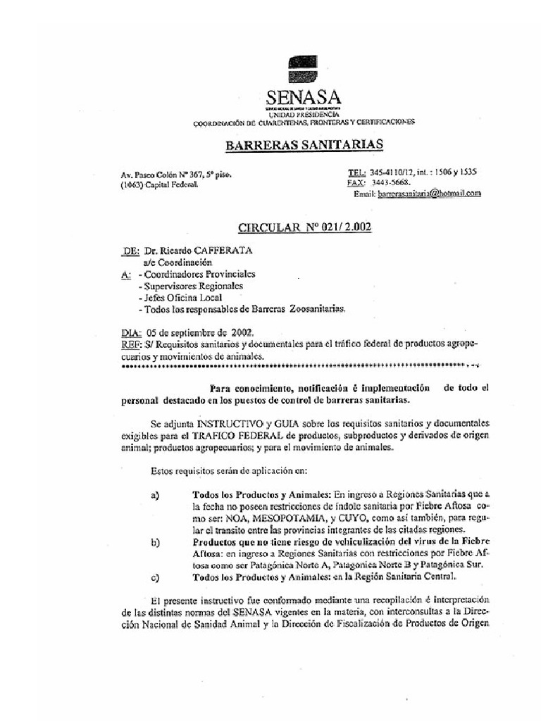 Circular 0021 | PDF