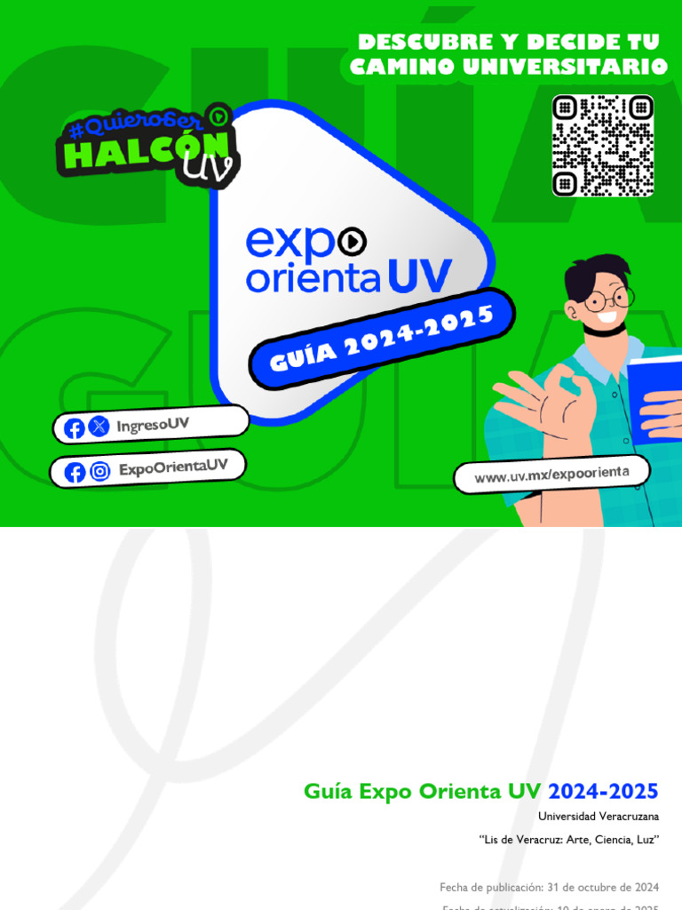 Guía Expo Orienta UV 2024-2025 | PDF
