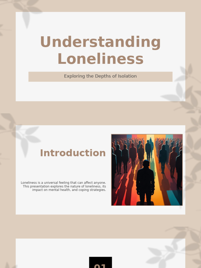 Understanding Loneliness and Depression | PDF | Major Depressive ...