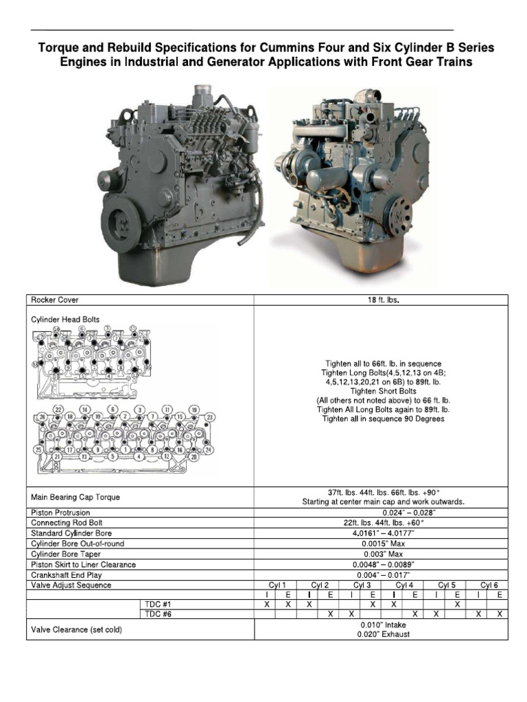 4BTA 3.9 Cummmins | PDF