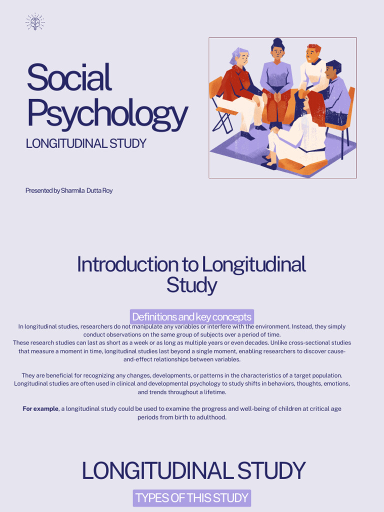 Introduction To Longitudinal Study PDF | PDF | Psychology | Scientific ...