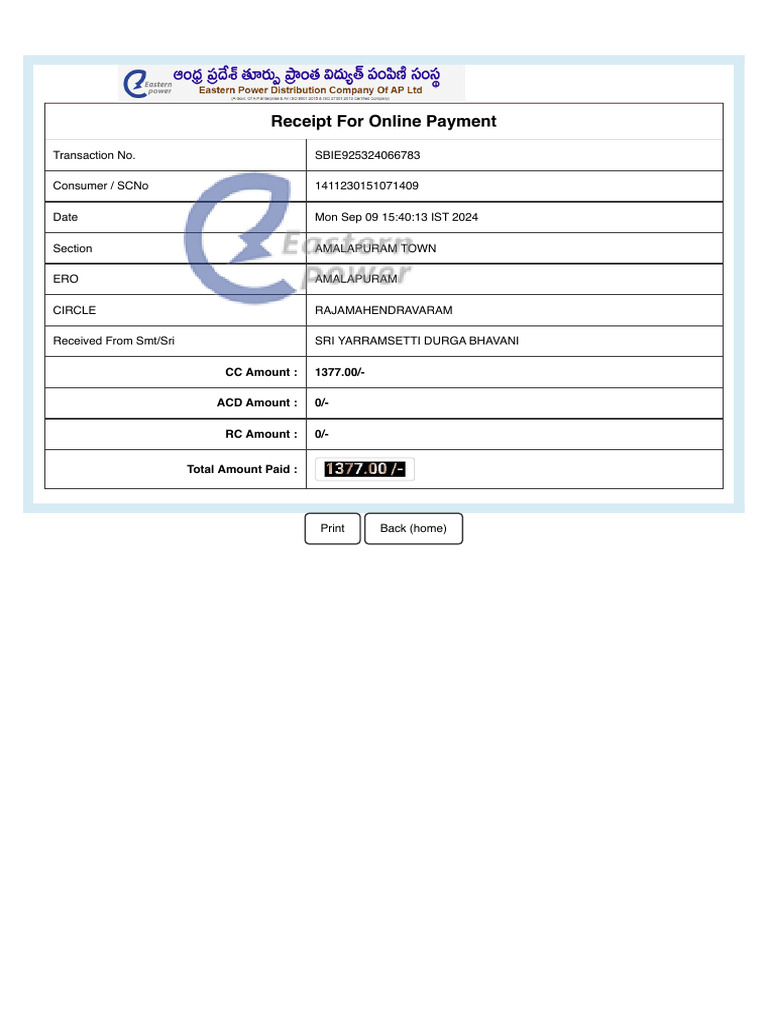 Payment Receipt C0CefBzVtv5Iidhin18RVE5kbyAMBUp217jxRD2xbfw | PDF