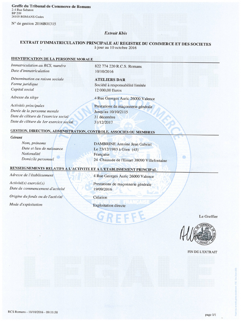 KBIS Ateliers DAR | PDF