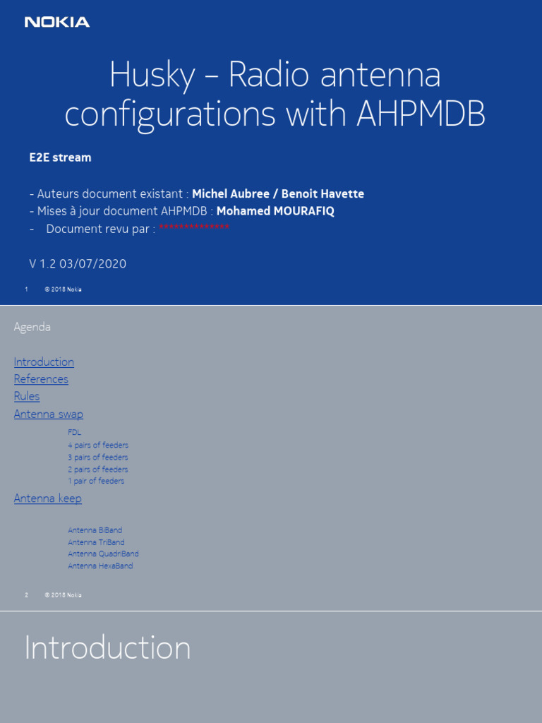Husky Radio Antenna Configuration - AHPMDB - V1.2 03072020 | PDF | Radio | Radio Wave