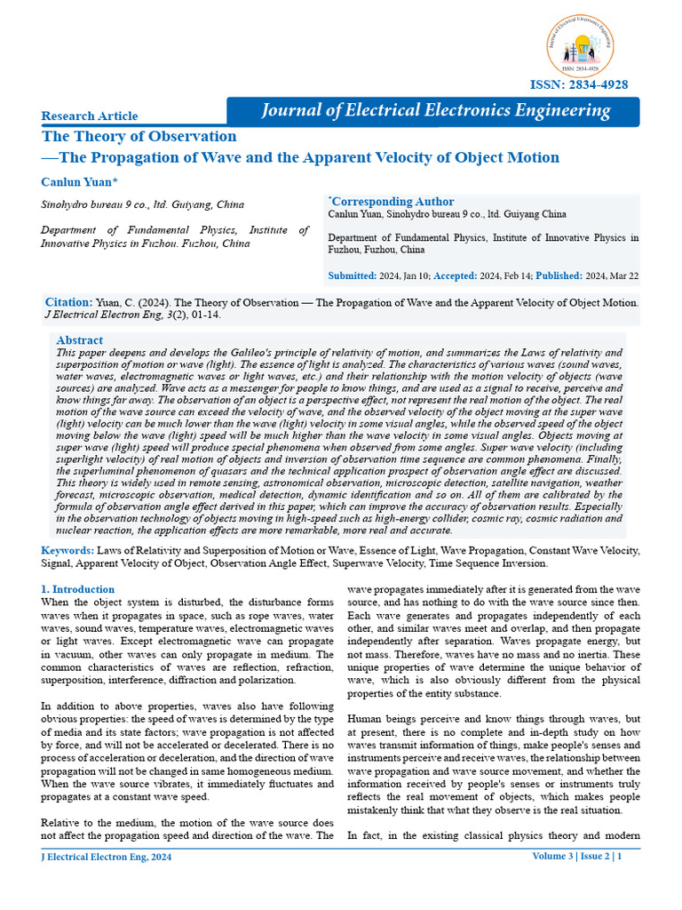 the-theory-of-observationthe-propagation-of-wave-and-the-apparent-velocity-of-object-motion ...
