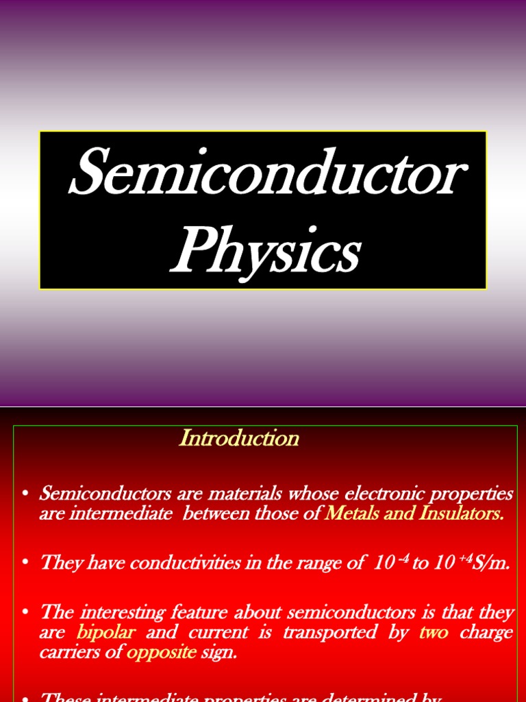 Semiconductors | PDF | Semiconductors | Doping (Semiconductor)