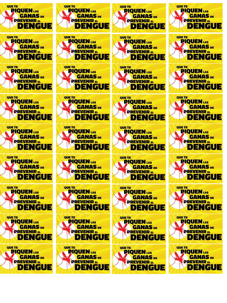 stickers dengue | PDF