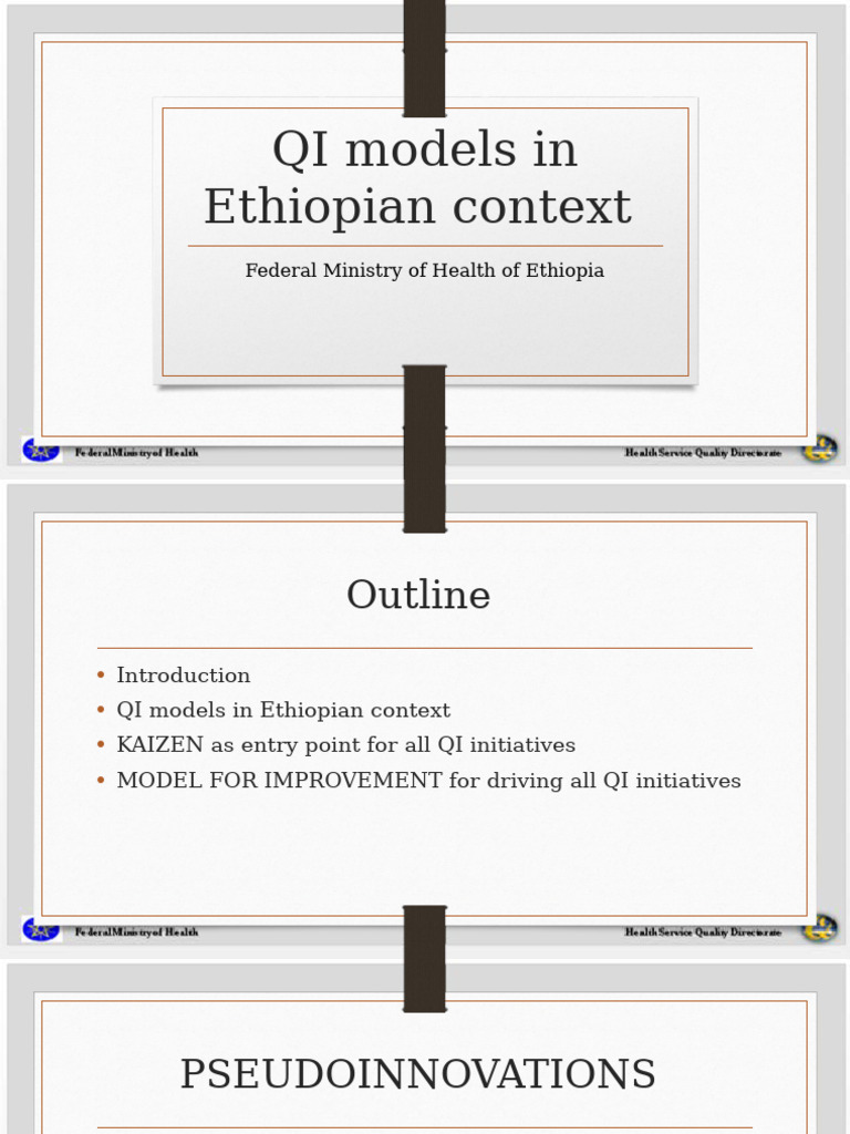 RVD QI Models in Ethiopian Context | PDF | Business