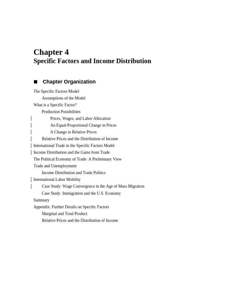 Krugman IM ch04 Update2 | PDF | Labour Economics | Protectionism