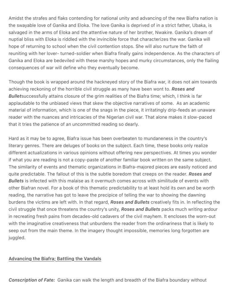 Amidst The Strafes and Flaks Contending For National Unity and ...