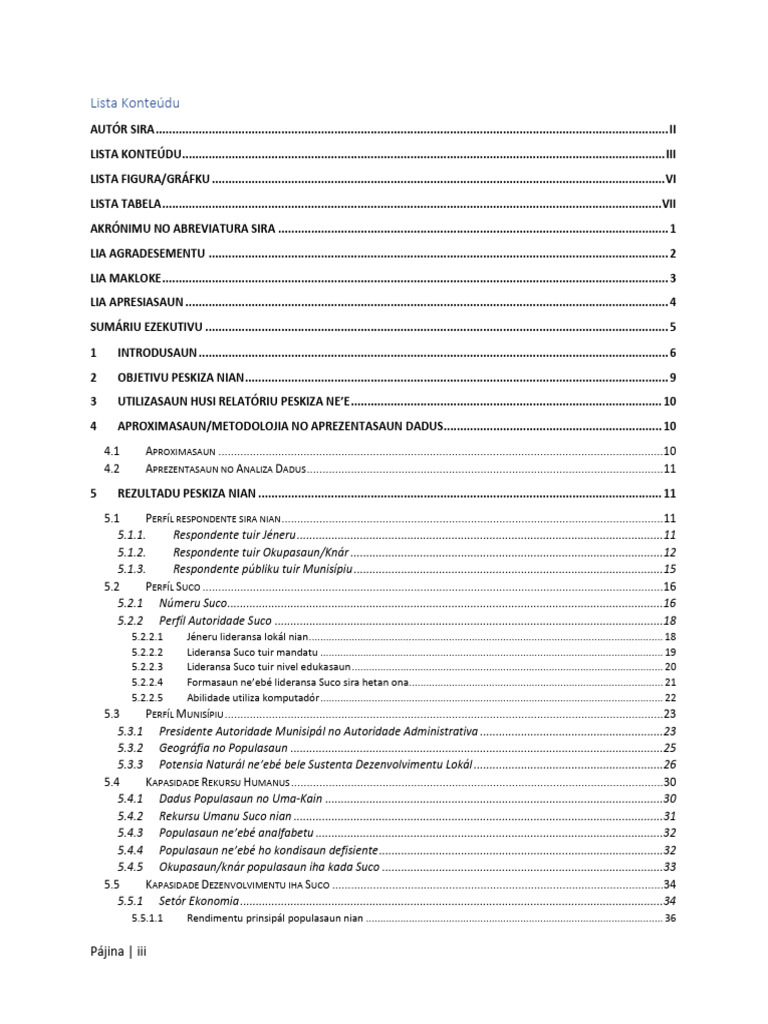 Estrutura Relatóriu Peskiza | PDF