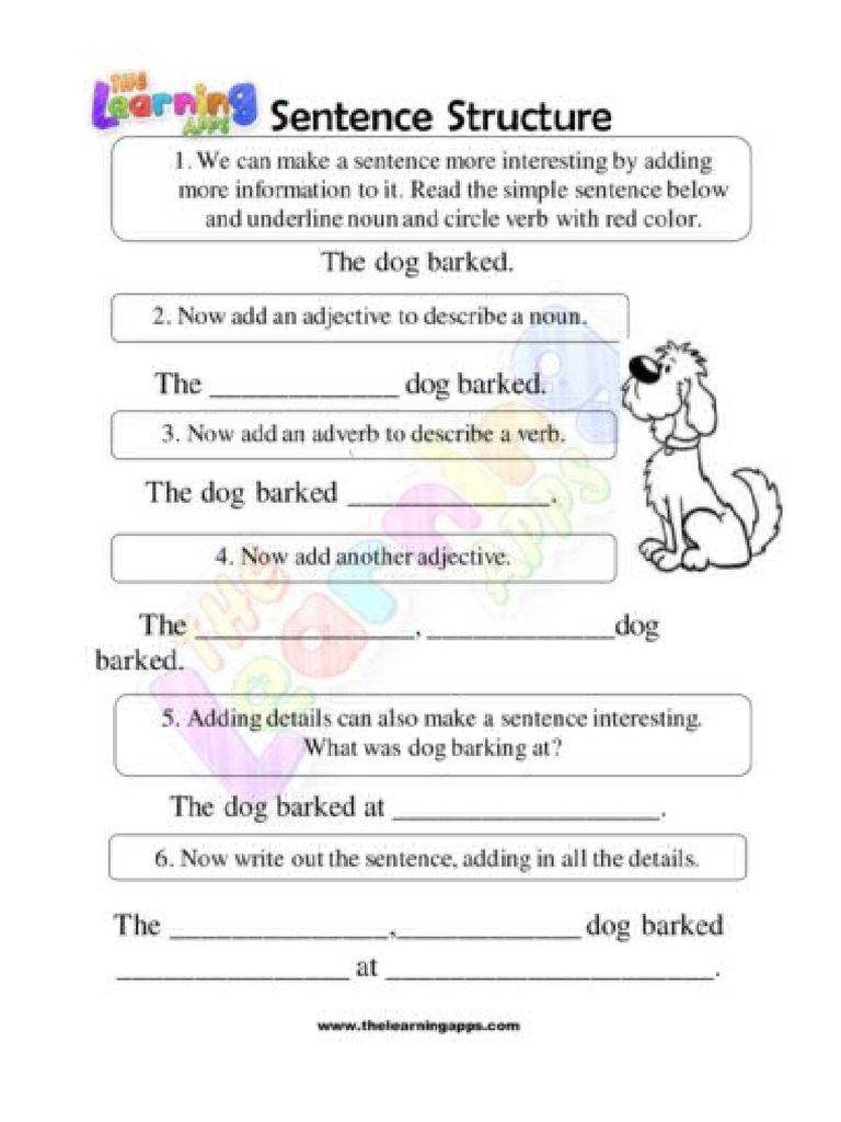 sentence structure | PDF