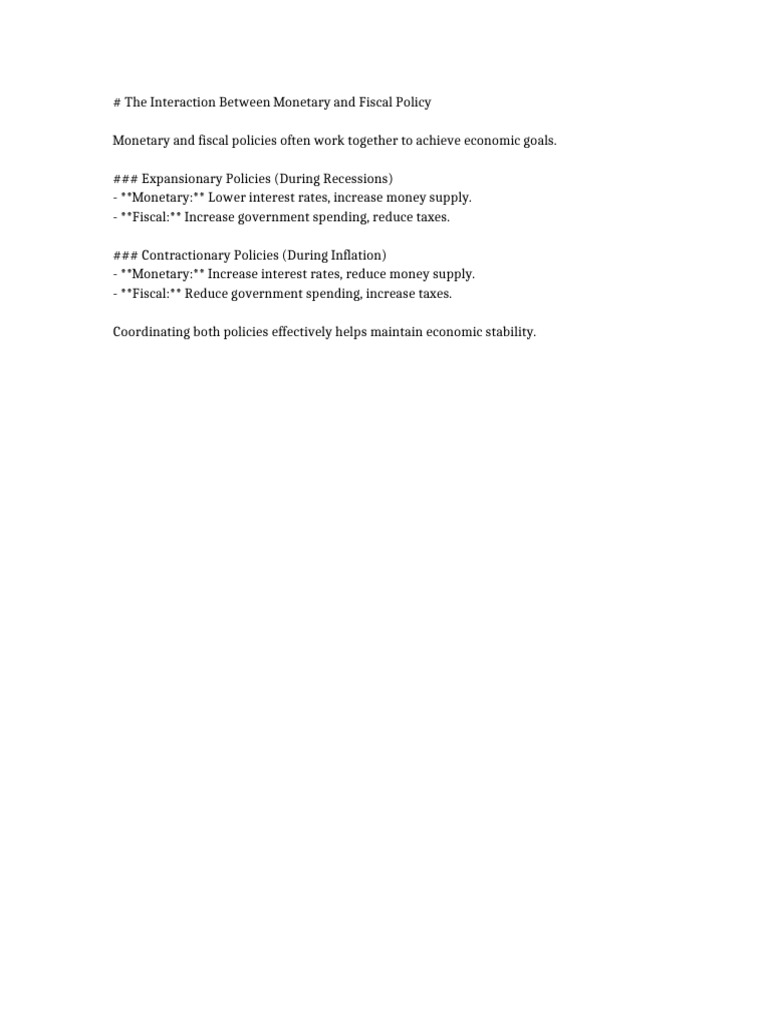 Monetary Policy 9 | PDF