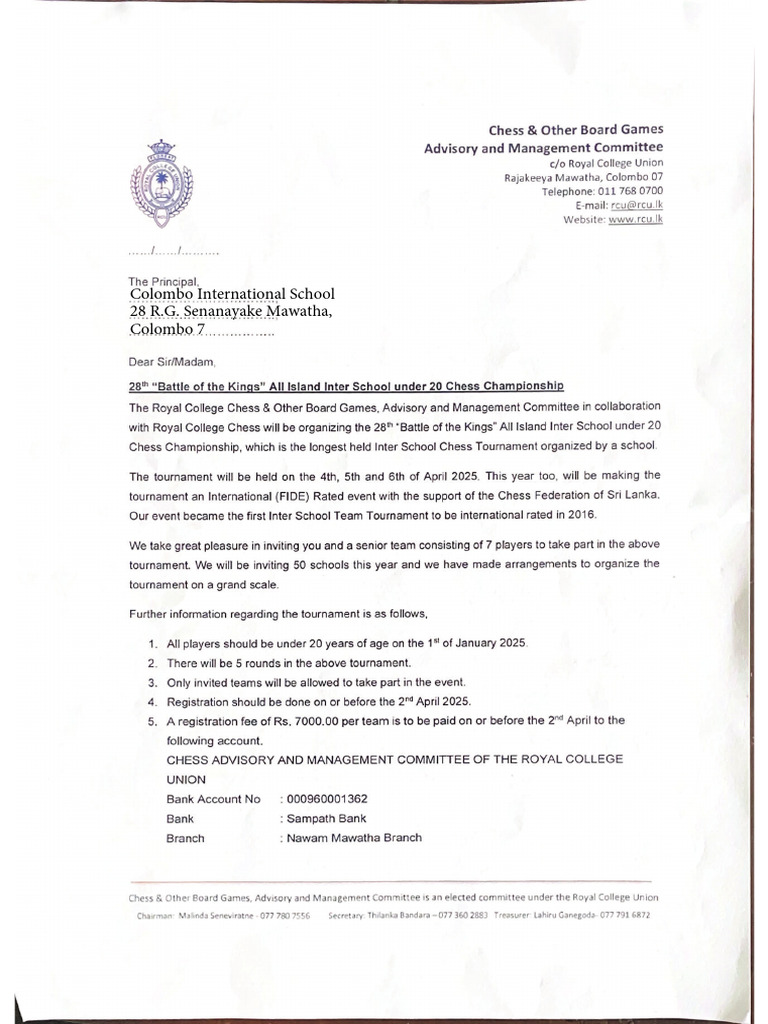 Colombo International School | PDF