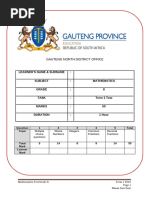 Grade 8 Term 1 Math Assignment 2022 | PDF | Number Theory | Elementary ...