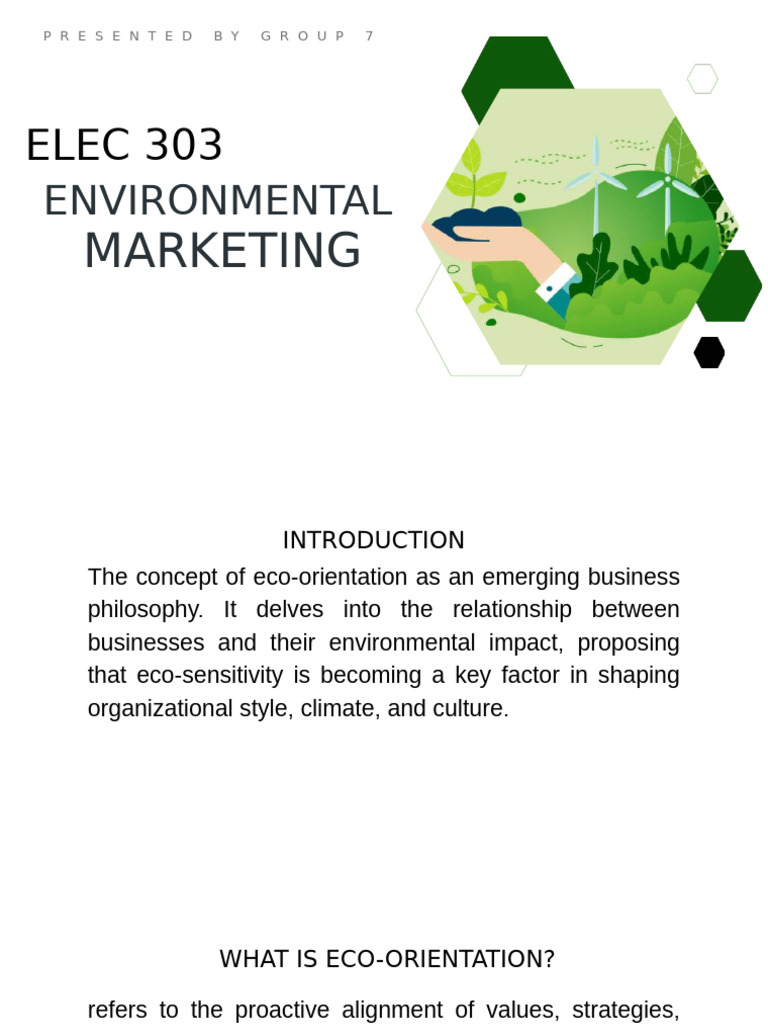 G7 Environmental Marketing | PDF | Sustainability | Marketing