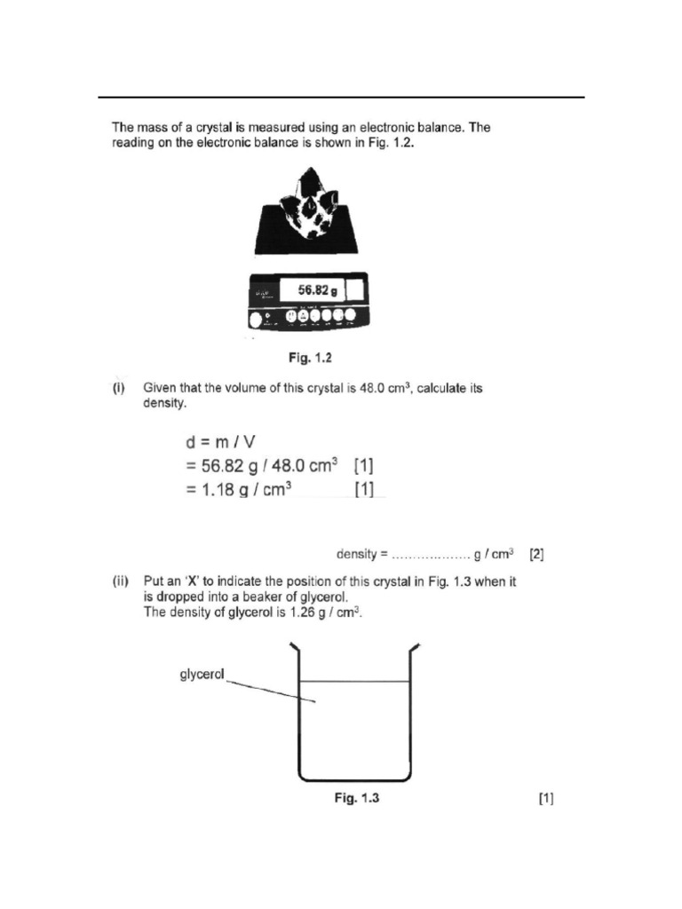 Physical Properties Practice Questions Answers | PDF